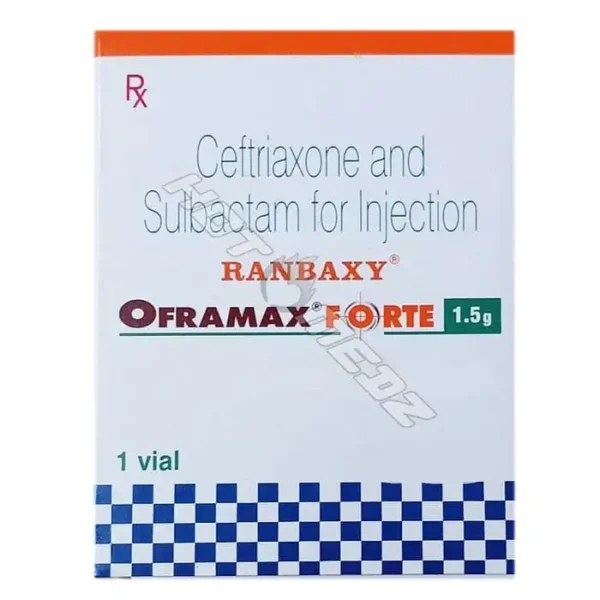 Oframax Forte 1.5g Injection (Ceftriaxone/Sulbactam) - Hotmedz